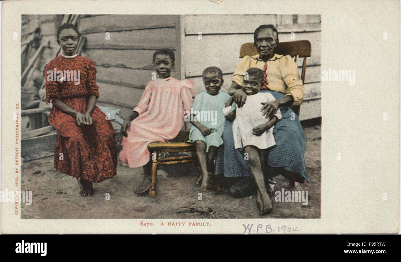 A Happy Family, family posed outside Stock Photo - Alamy