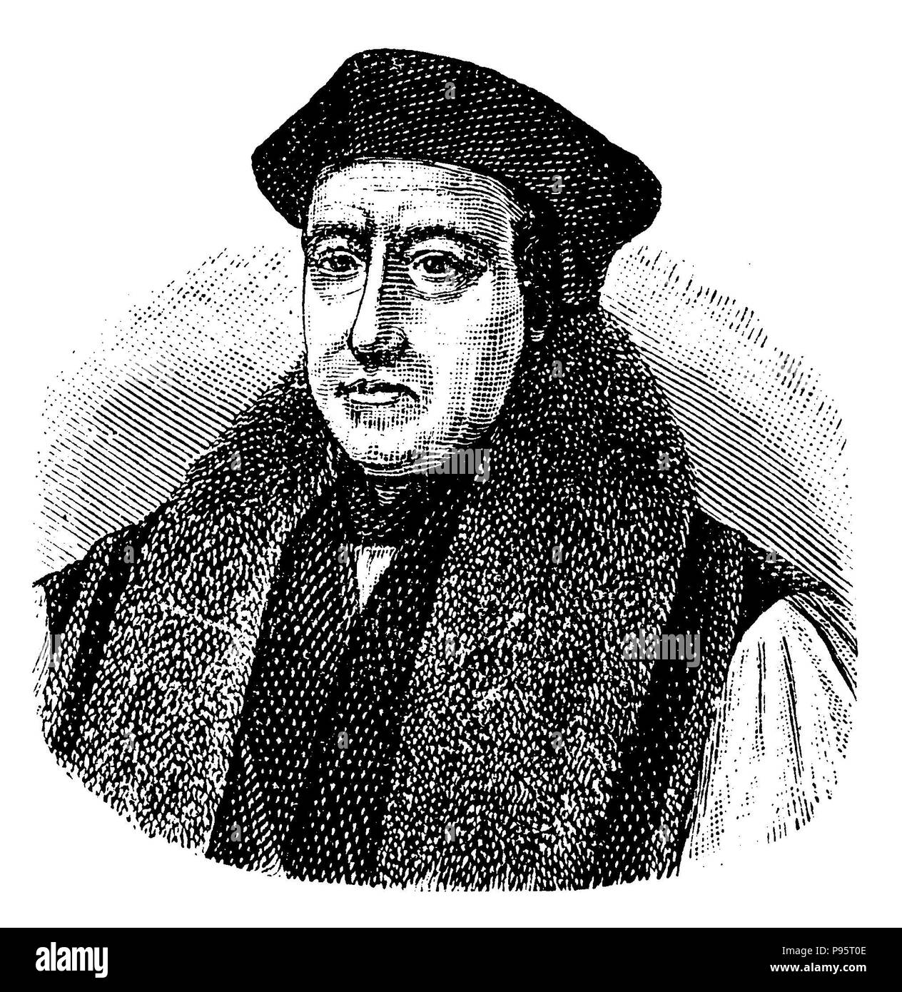 Cranmer, Thomas (1489-1556), English Archbishop of Canterbury and ...