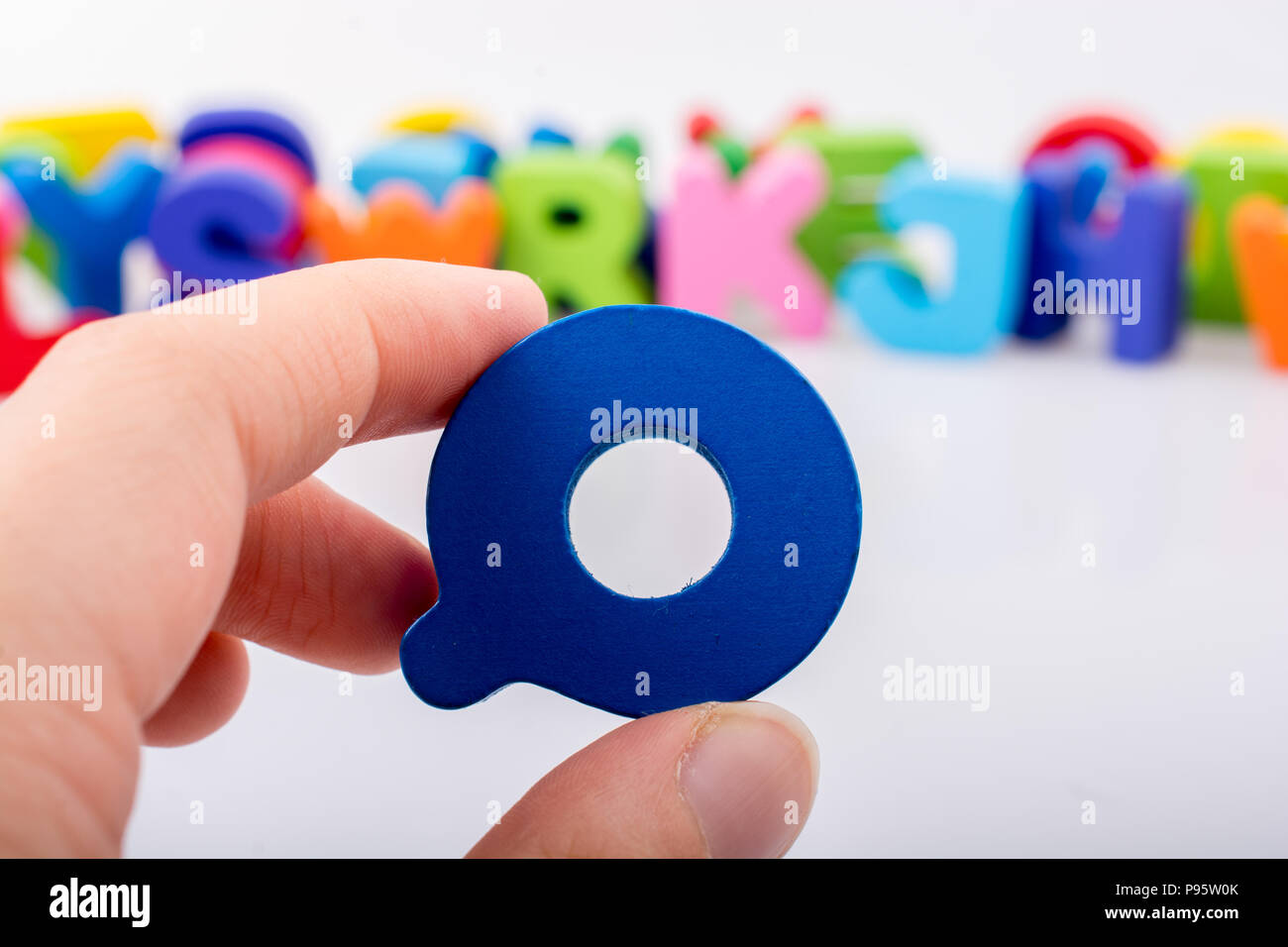 Letter cubes of Alphabet made of wood Stock Photo - Alamy