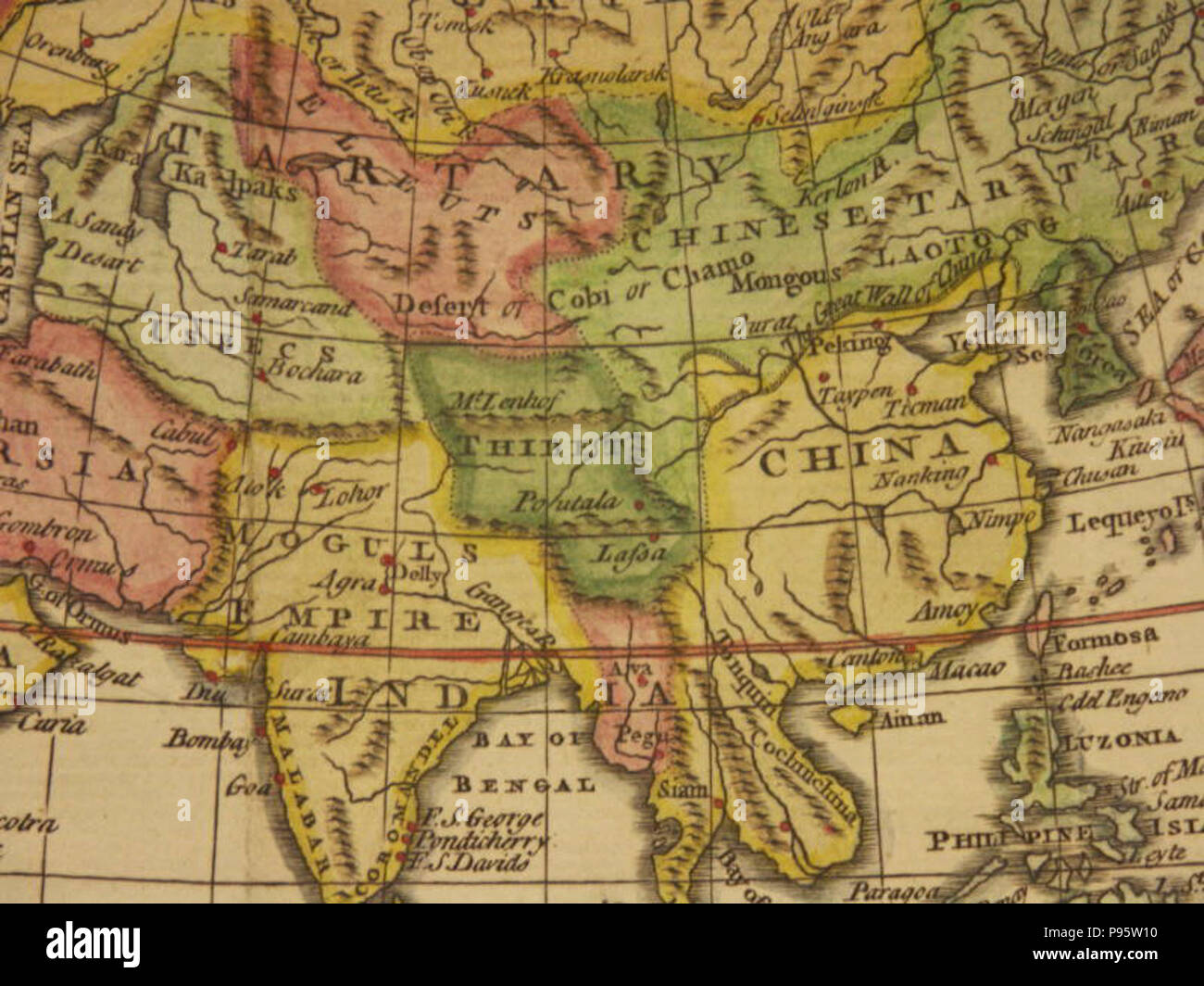 A later map by Salmon from 'A New Geographical and Historical Grammar ...