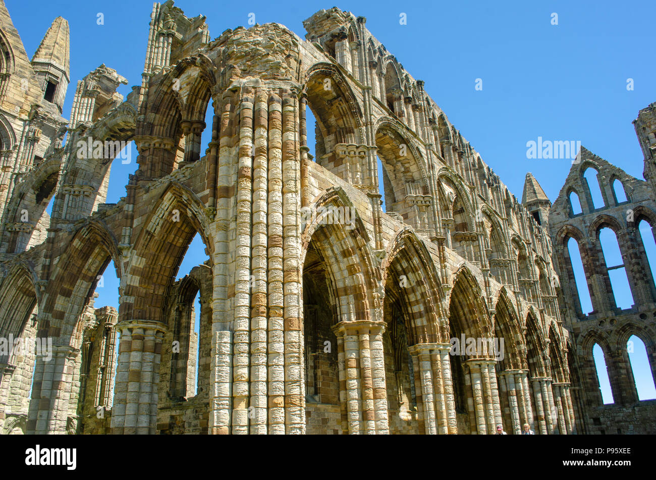 Medieval gothic whitby abbey whitby hi-res stock photography and images ...