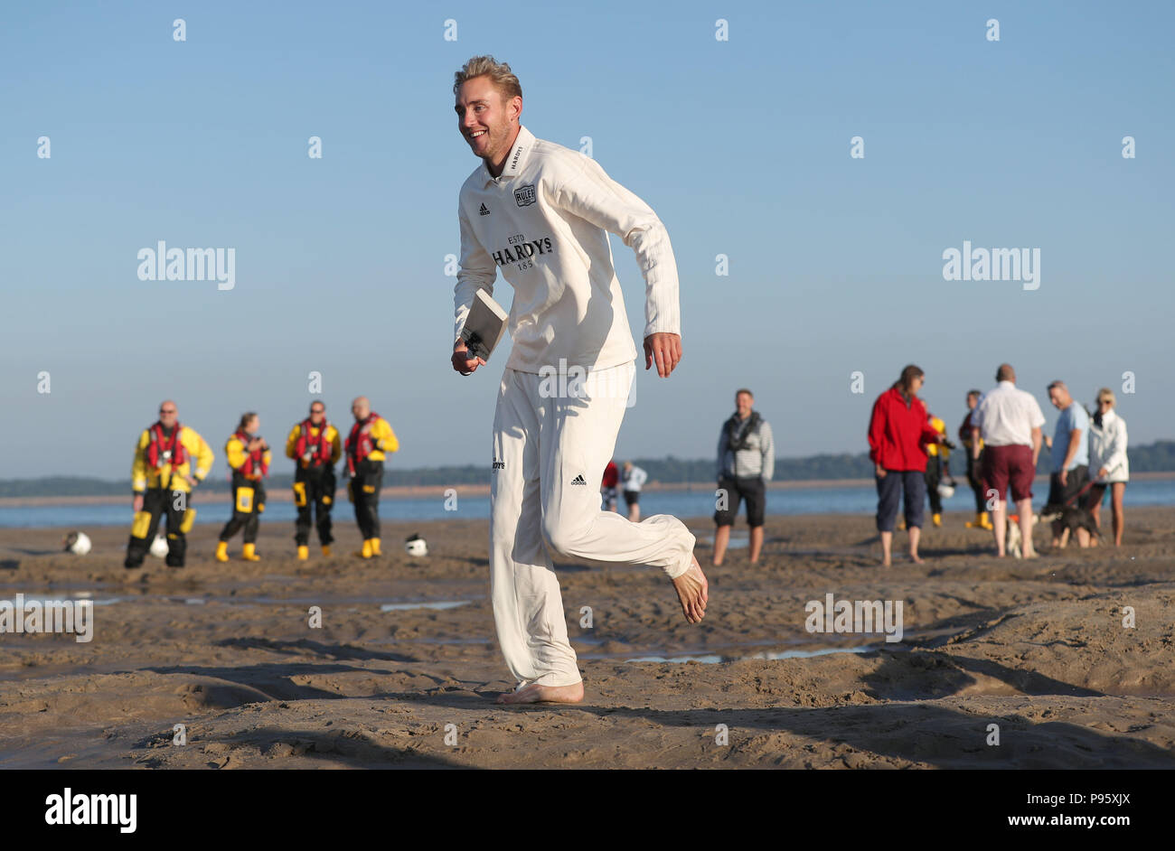 Annual bramble bank cricket match against island sailing club hi-res ...