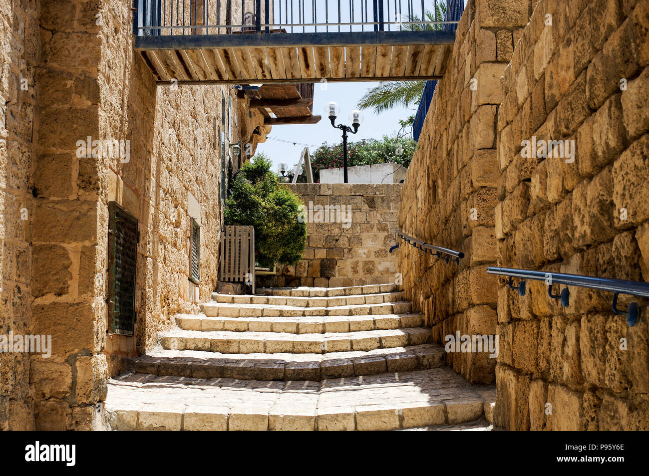 Historic Jaffa - oldest neighbourhood in Tel Aviv-Yafo, Israel Stock ...