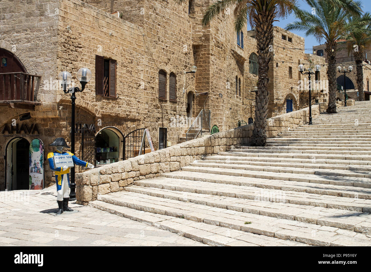 Historic Jaffa - oldest neighbourhood in Tel Aviv-Yafo, Israel Stock ...