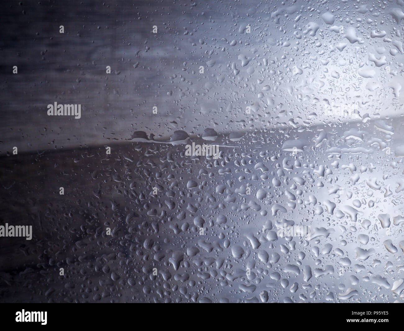 Rain drops on the glass, background, Natural Pattern of raindrops ...