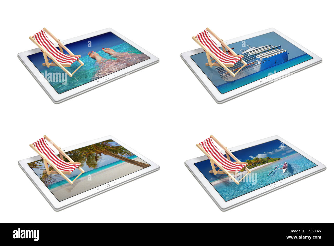Business laptop beach Cut Out Stock Images & Pictures - Alamy