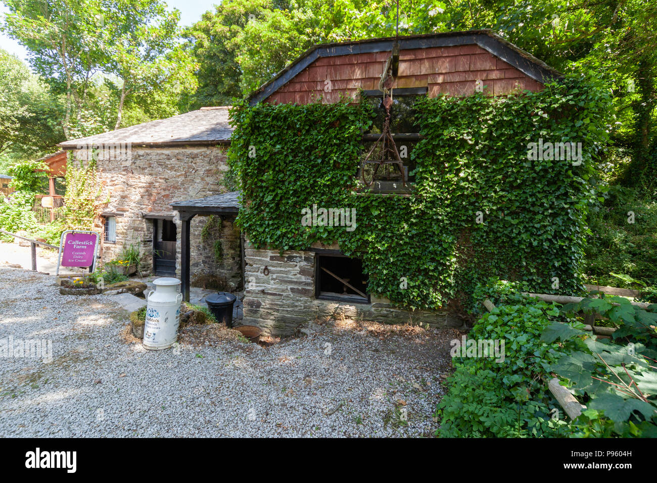 Melinsey Mill veryan cornwall Stock Photo - Alamy