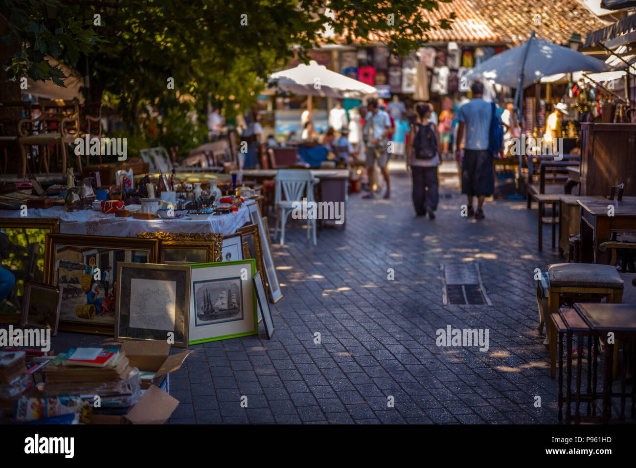 Bazaar athens hi-res stock photography and images - Alamy