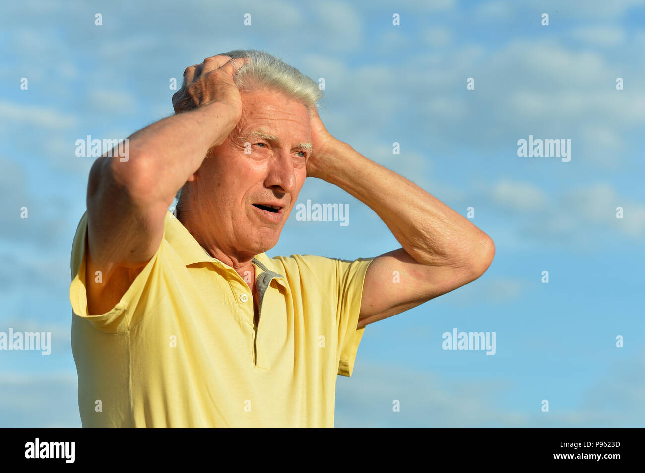 Upset senior hi-res stock photography and images - Alamy