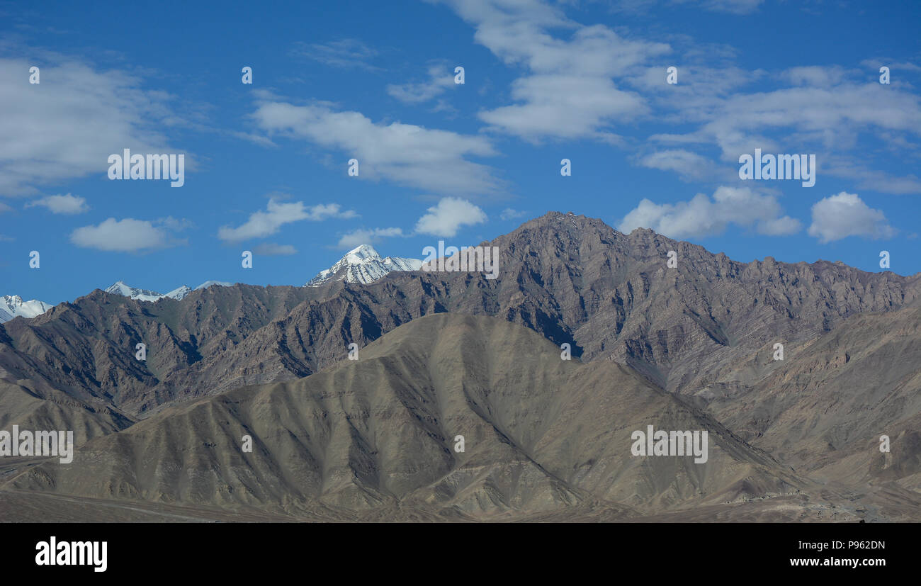 Mountain scenery at summer day in Ladakh, India. Ladakh is the highest ...