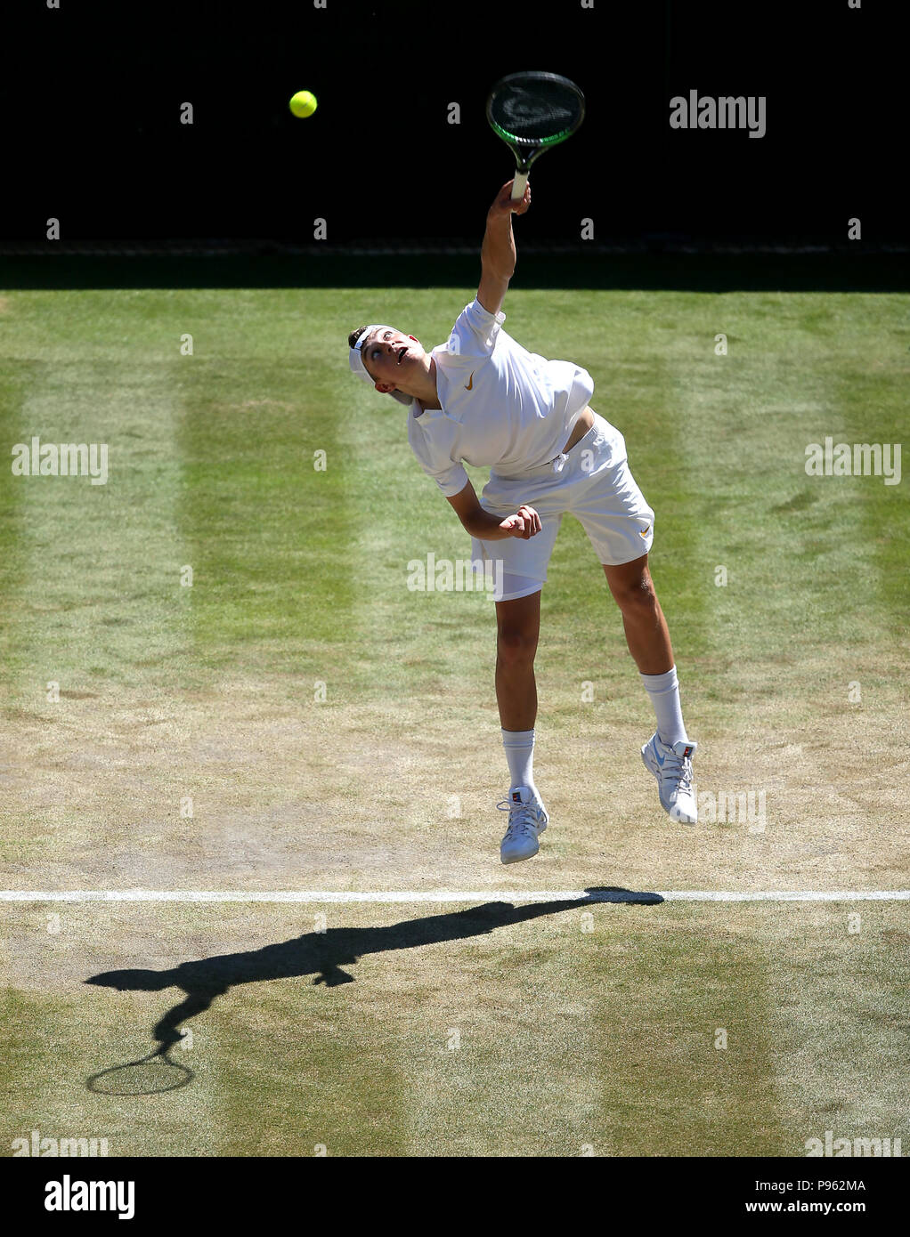 Jack Draper during the Boys' Singles Final on day thirteen of the ...
