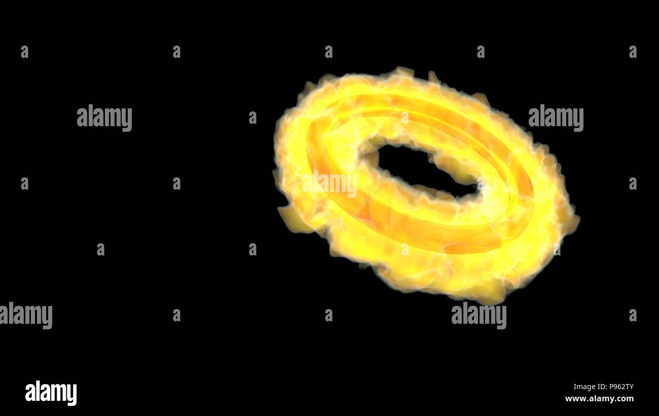 Golden ring fire smoke hi-res stock photography and images - Alamy