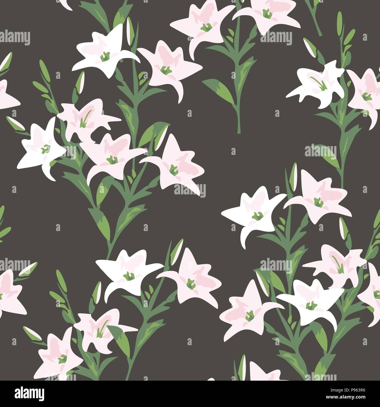 Lily field Stock Vector Images - Alamy