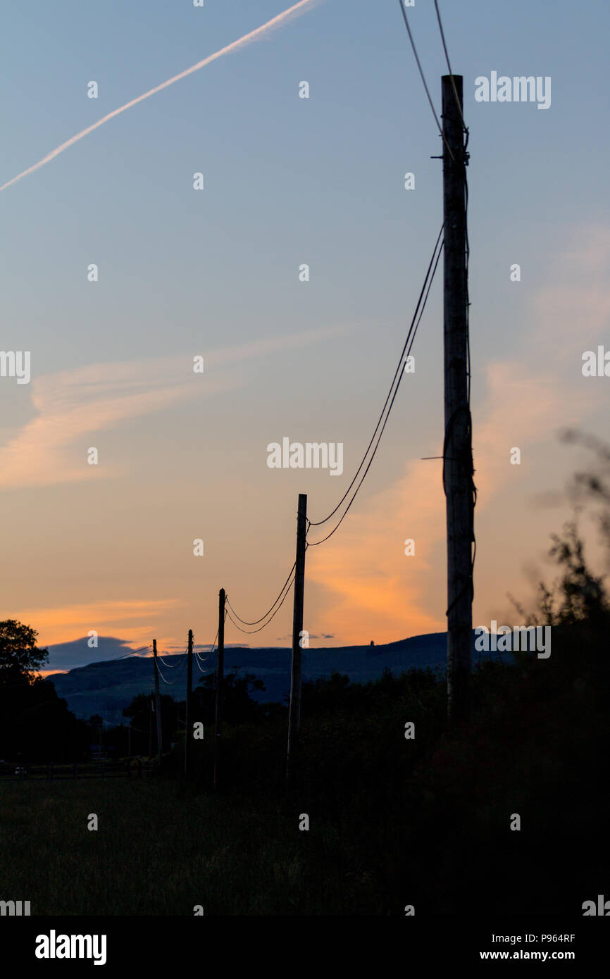Candren road sunset candren farm hi-res stock photography and images ...
