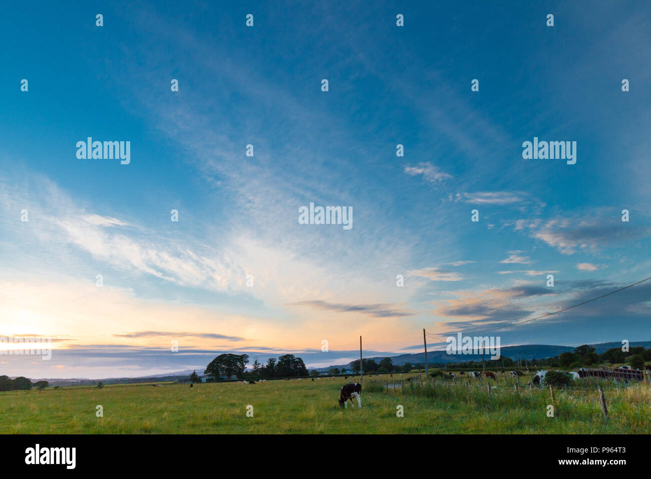Candren road sunset candren farm hi-res stock photography and images ...