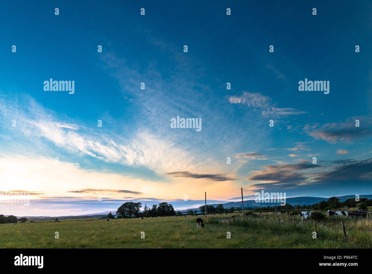 Candren road sunset candren farm hi-res stock photography and images ...
