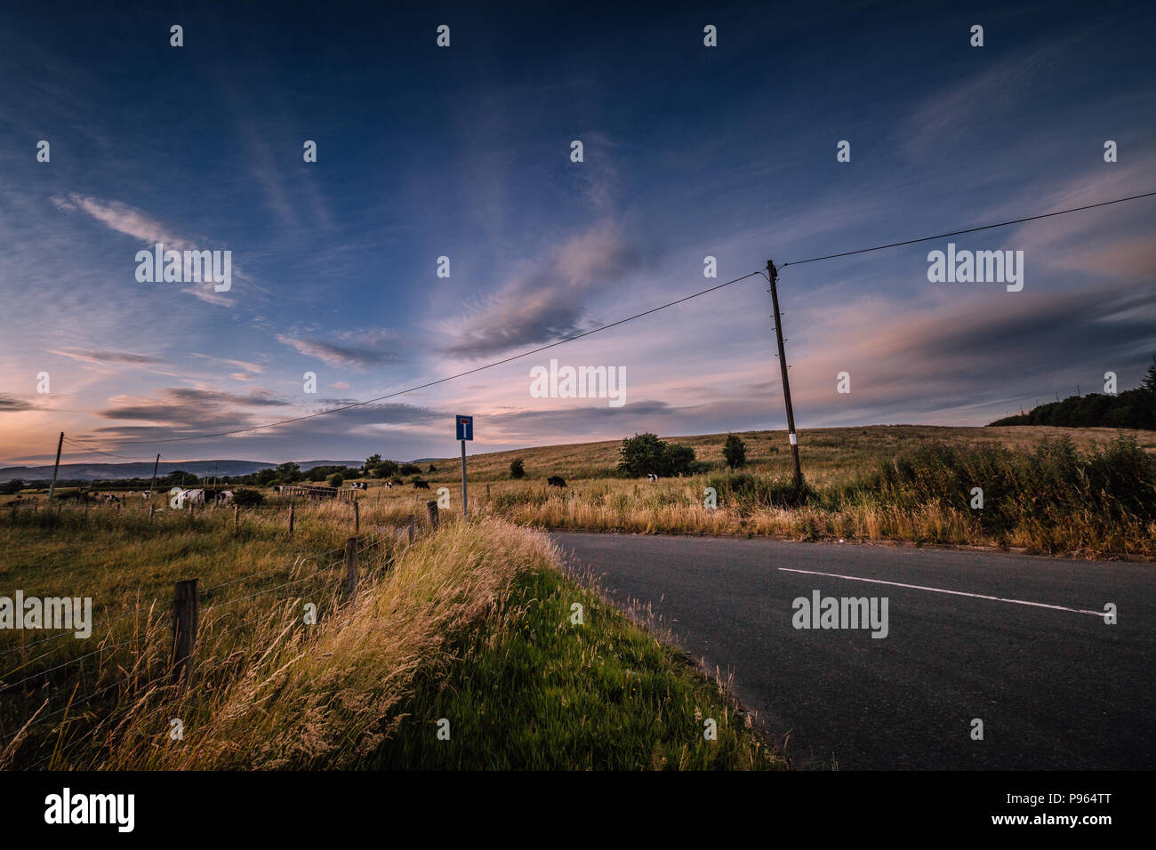 Candren road sunset candren farm hi-res stock photography and images ...