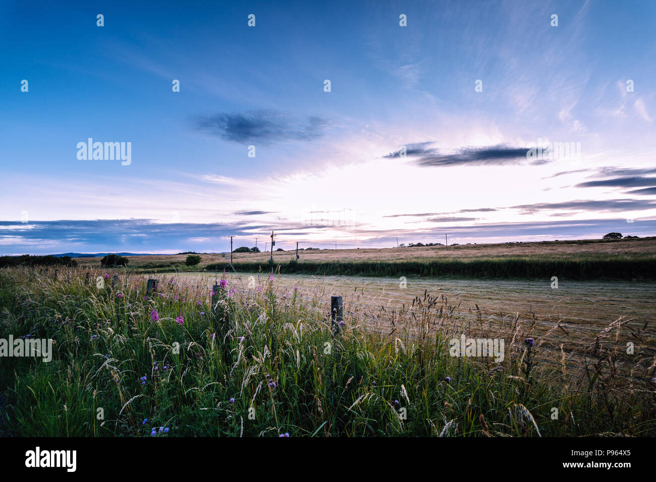 Candren road sunset candren farm hi-res stock photography and images ...