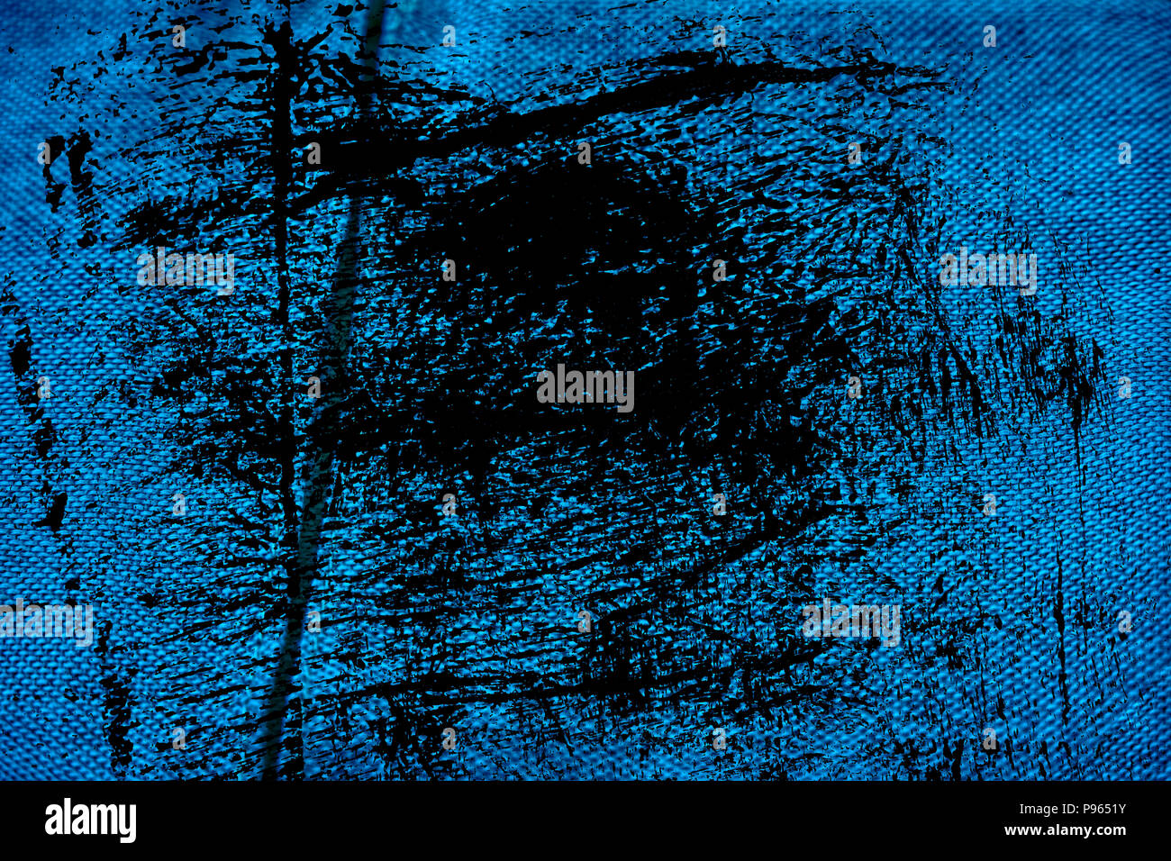 Grunge dirty Ultra blue Linen fabric surface for mock-up or designer ...