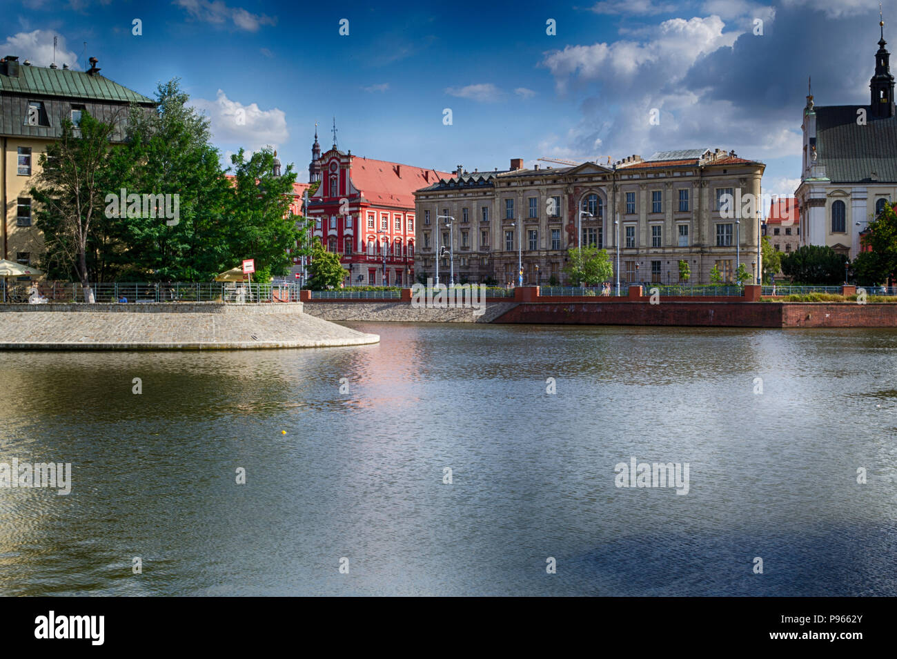 Historic architecture of the city of Wroclaw, Poland Stock Photo - Alamy
