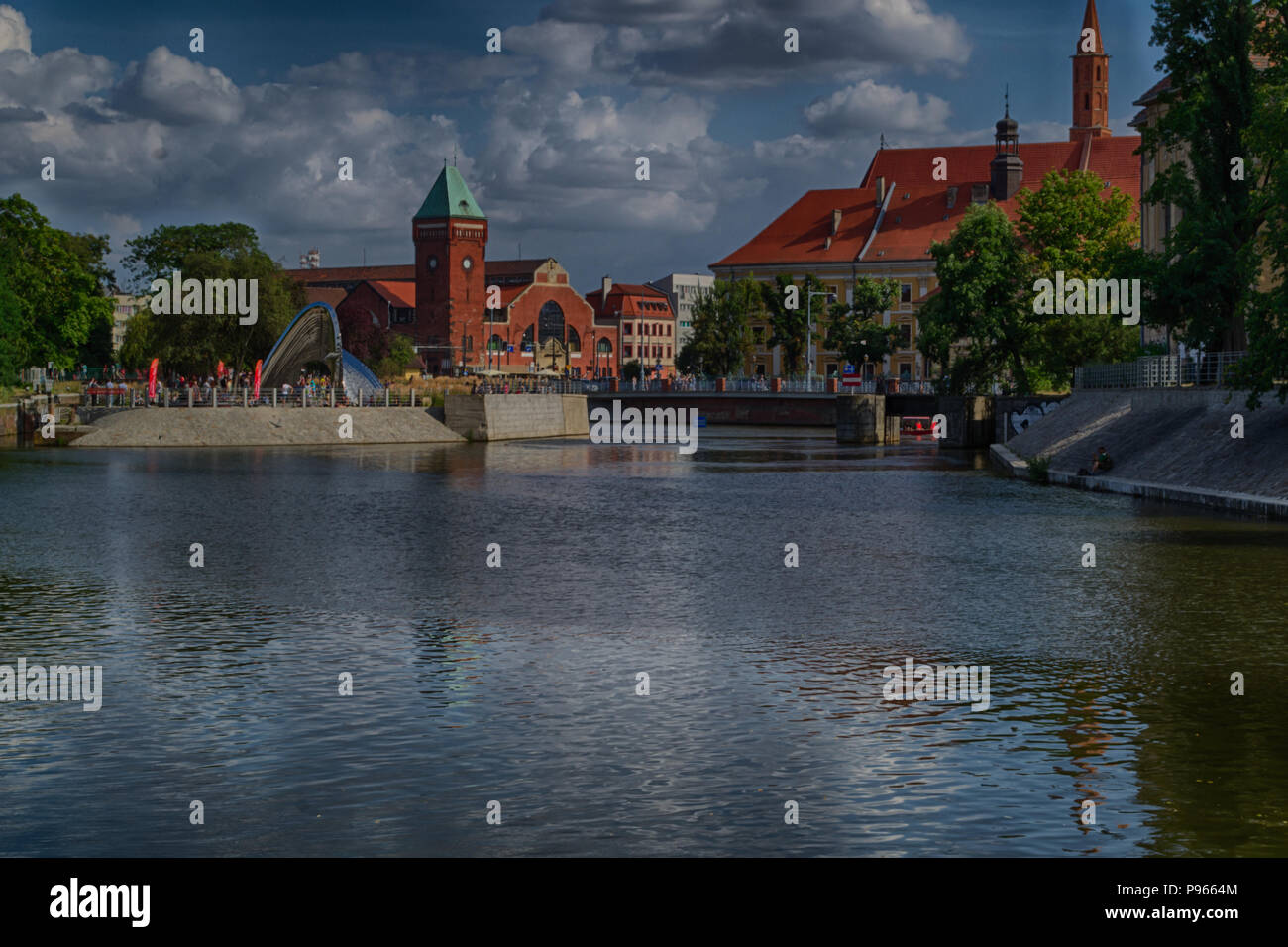 Historic architecture of the city of Wroclaw, Poland Stock Photo - Alamy