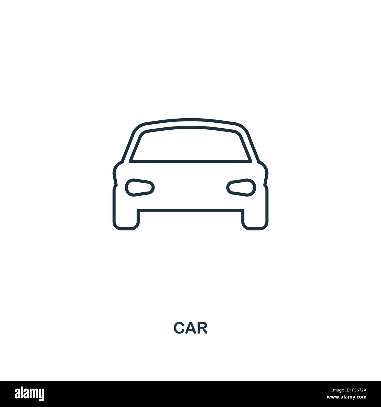 Car icon hi-res stock photography and images - Alamy