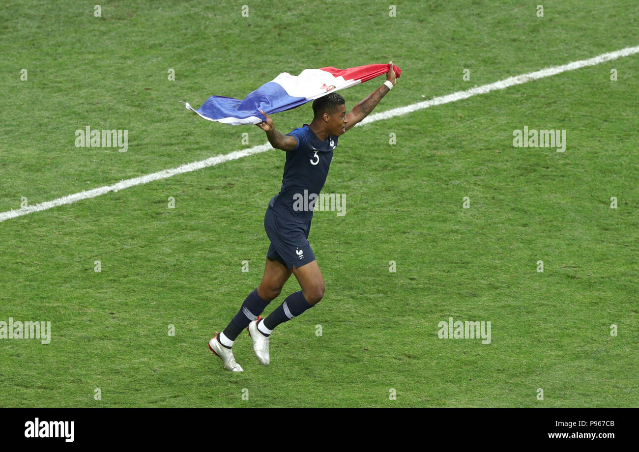 France's Presnel Kimpembe celebrates after the FIFA World Cup Final at ...