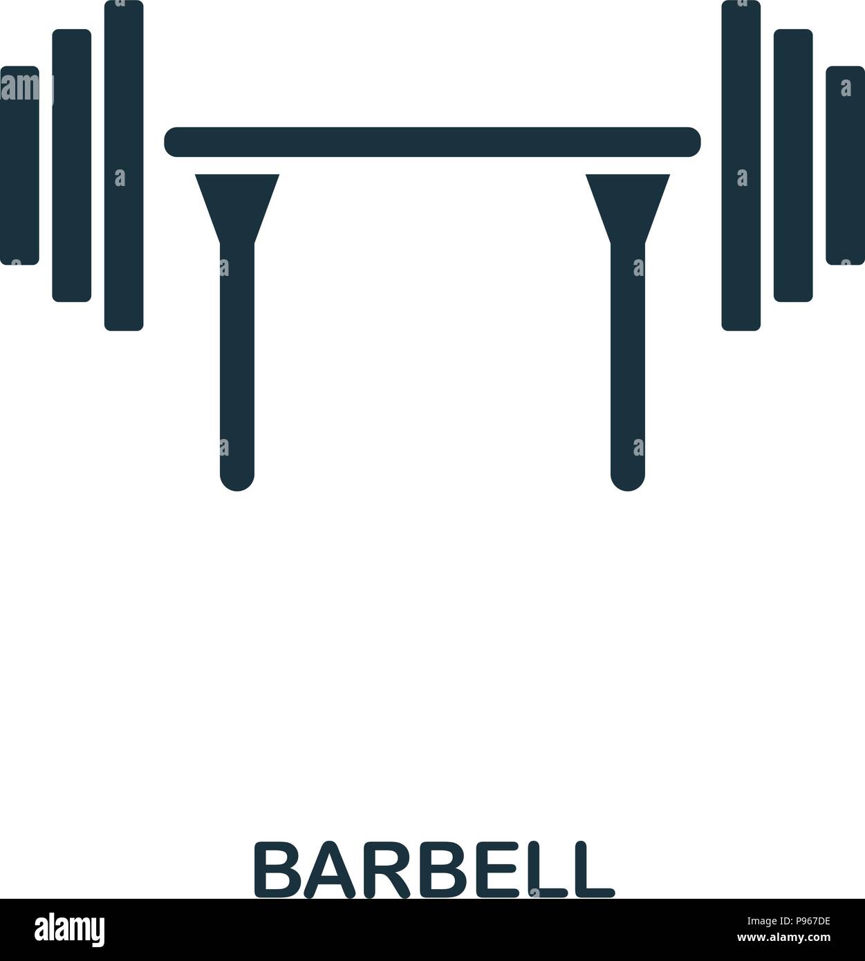 Barbell icon. Premium style icon design. UI. Illustration of barbell ...