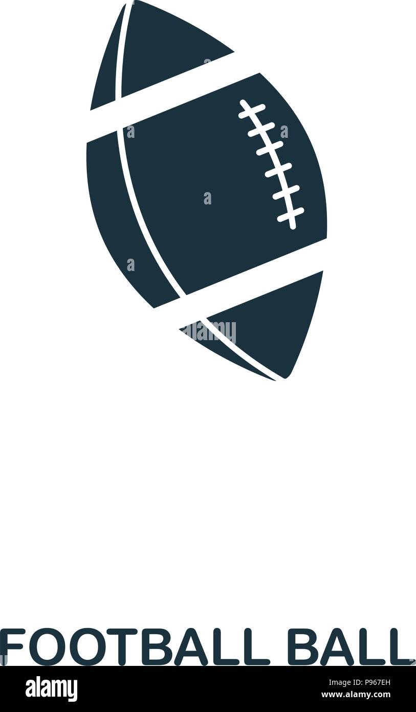 Football Ball icon. Premium style icon design. UI. Illustration of ...
