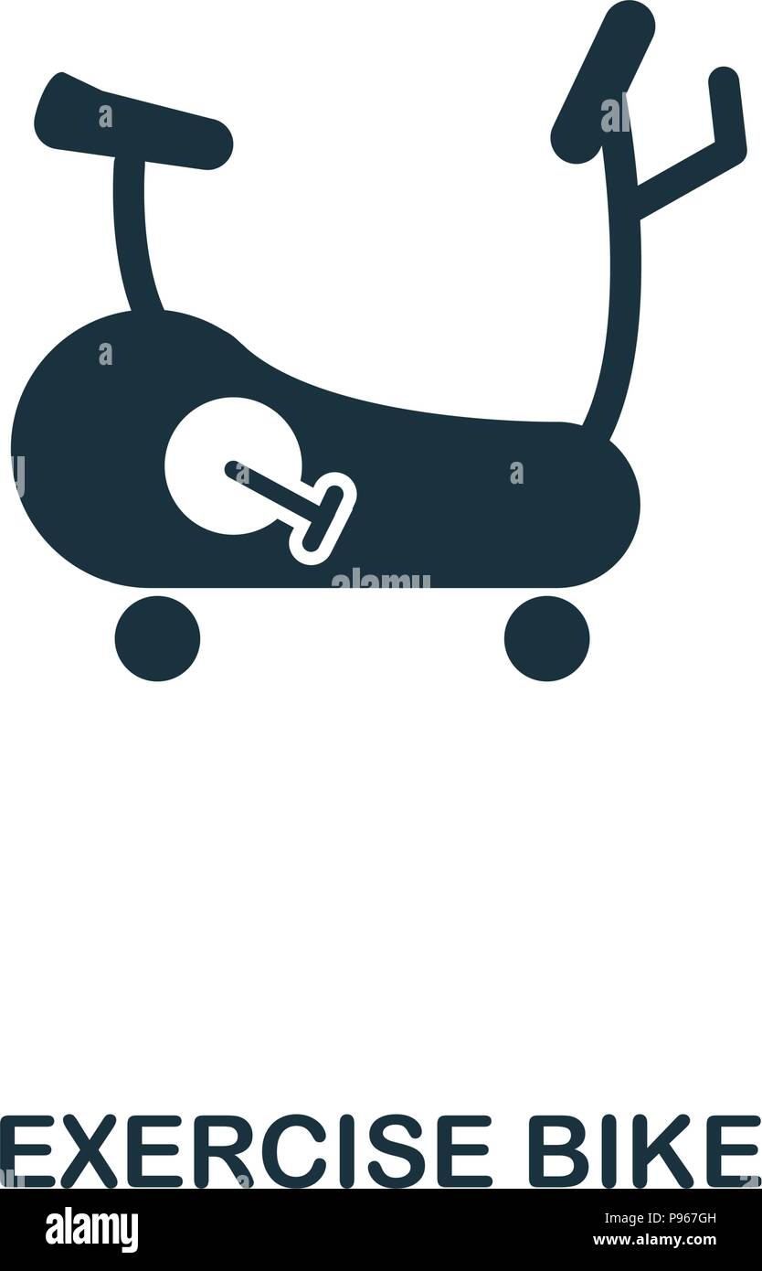 Exercise Bike icon. Premium style icon design. UI. Illustration of ...