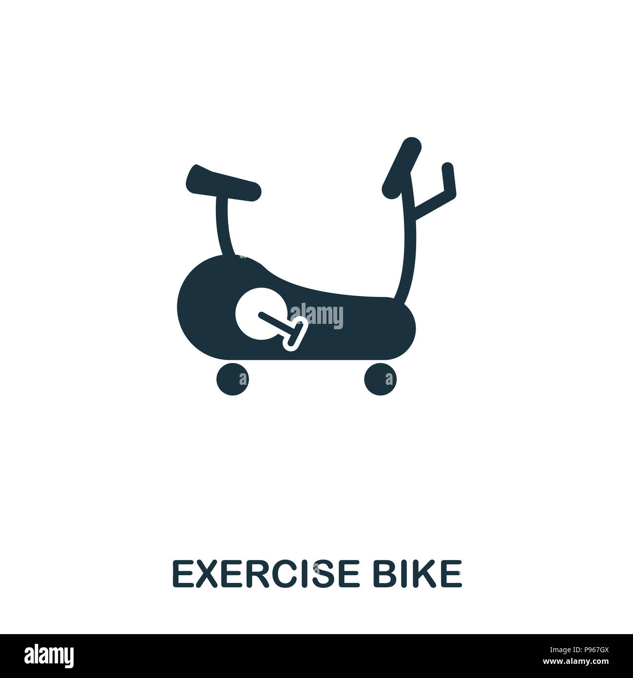 Exercise Bike icon. Premium style icon design. UI. Illustration of ...