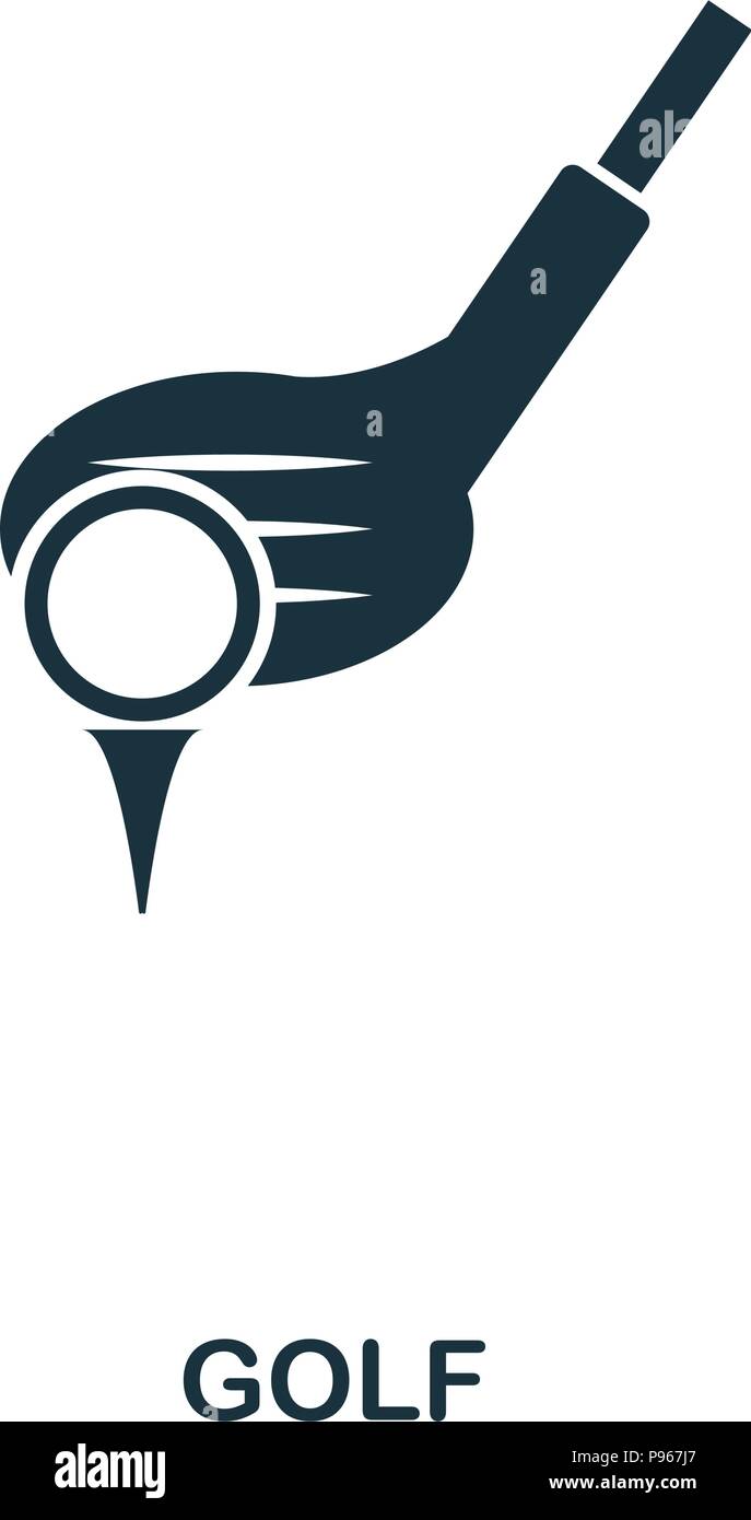 Golf icon. Premium style icon design. UI. Illustration of golf icon ...