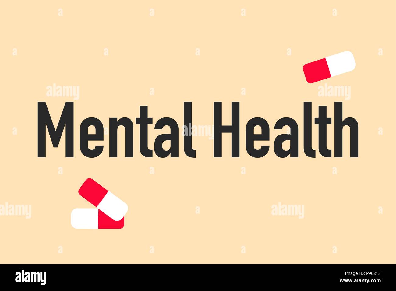 Psychological well being mental Stock Vector Images - Alamy