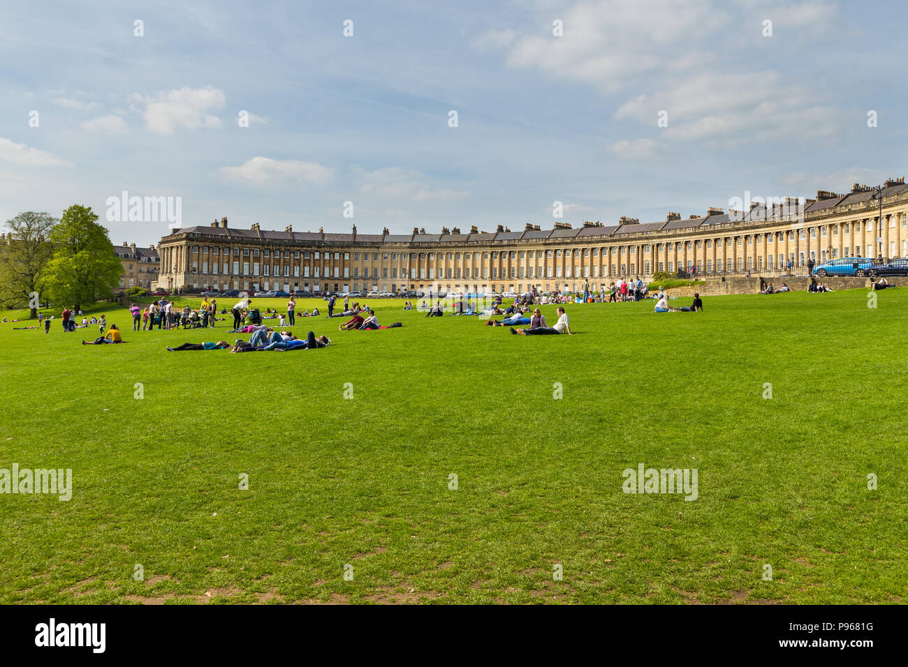 The circus historic street of large townhouses hi-res stock photography ...