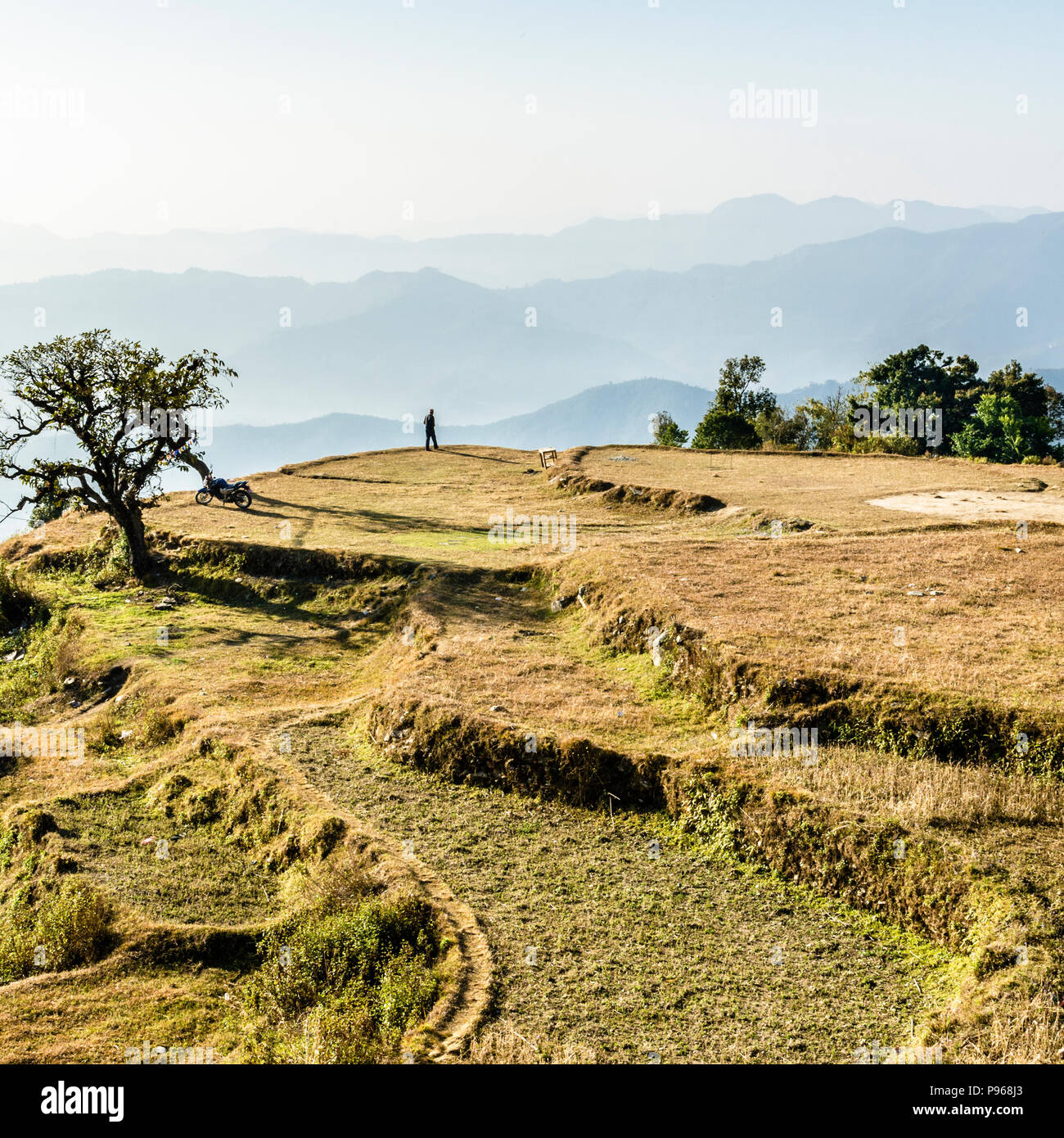 Sarangkot mountain hi-res stock photography and images - Alamy