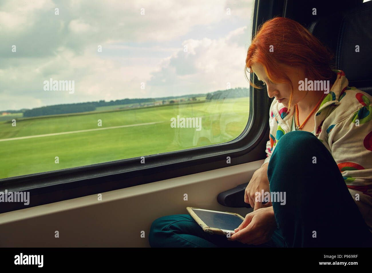 Tourism computer tablet hi-res stock photography and images - Alamy