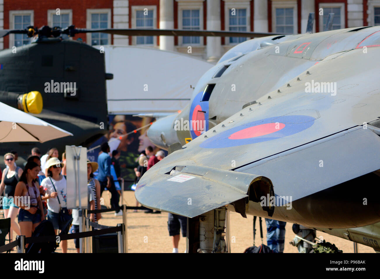 RAF 100 display on Horse Guards Parade Stock Photo - Alamy