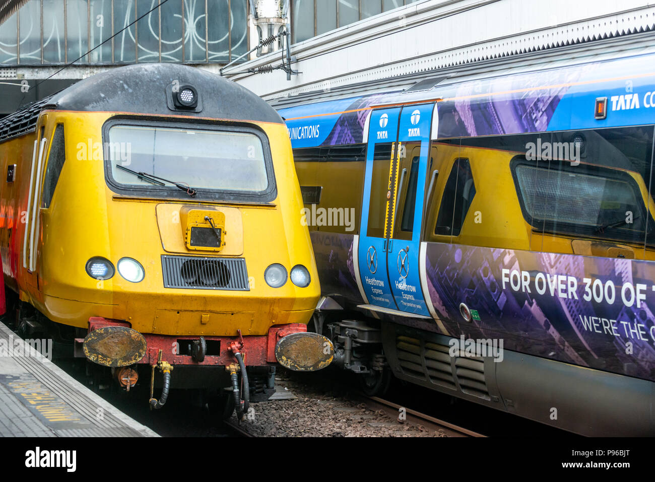 Network Rail's New Measurement Train, known as the Flying Banana, at ...