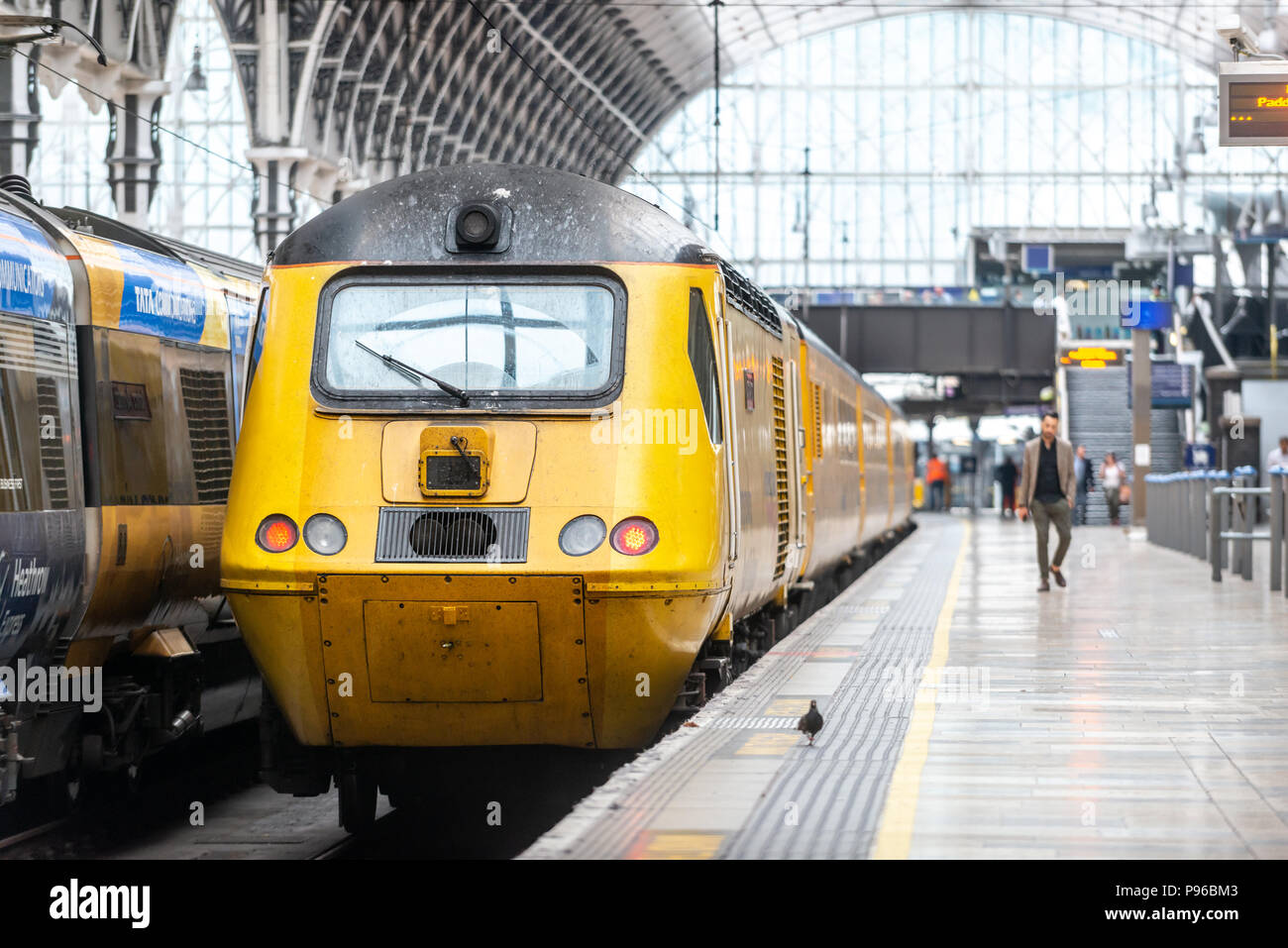 Network Rail's New Measurement Train, known as the Flying Banana, at ...