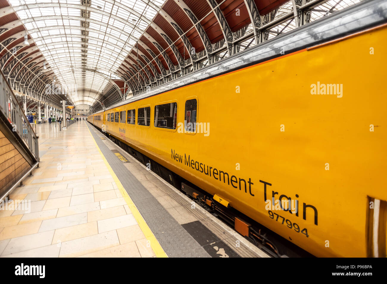 Network Rail's New Measurement Train, known as the Flying Banana, at ...