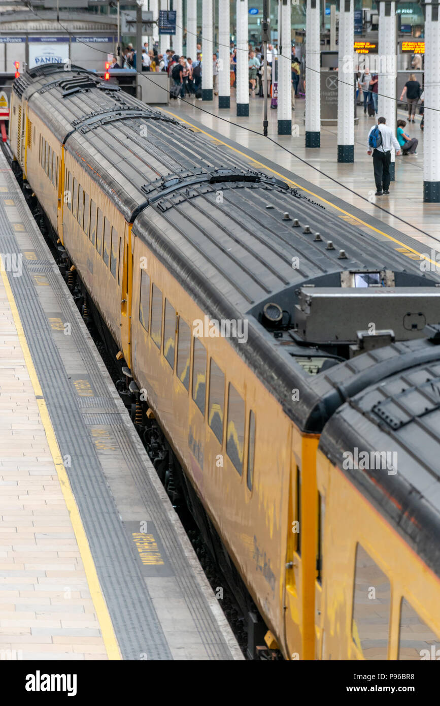 Network Rail's New Measurement Train, known as the Flying Banana, at ...