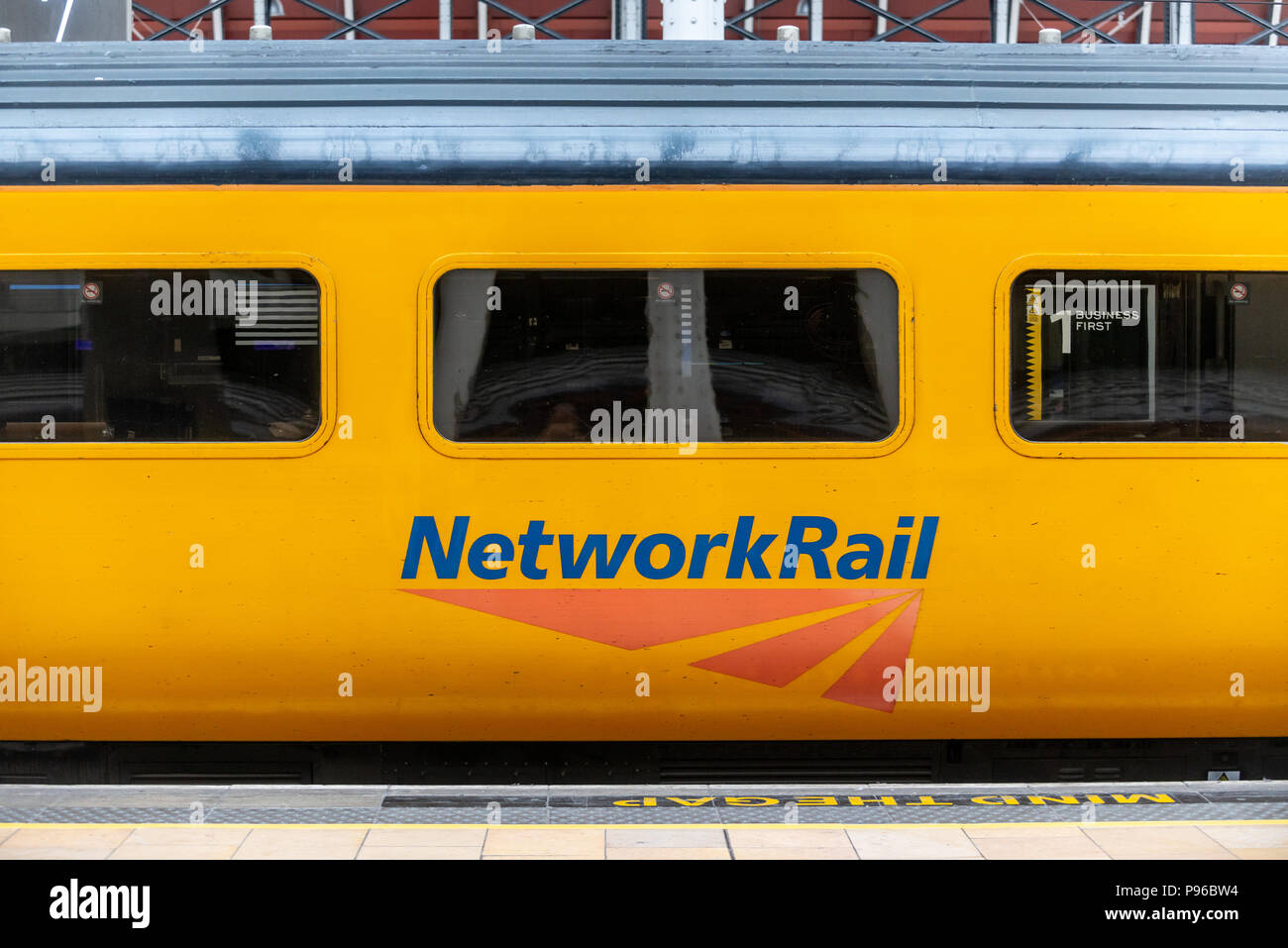Network Rail's New Measurement Train, known as the Flying Banana, at ...