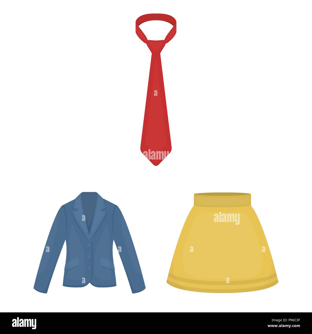 Different kinds of clothes cartoon icons in set collection for design ...