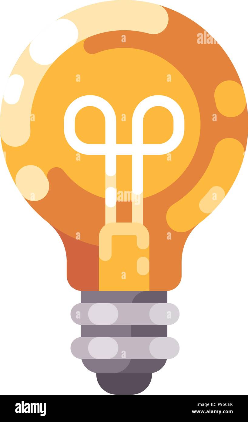 Light bulb flat hi-res stock photography and images - Alamy