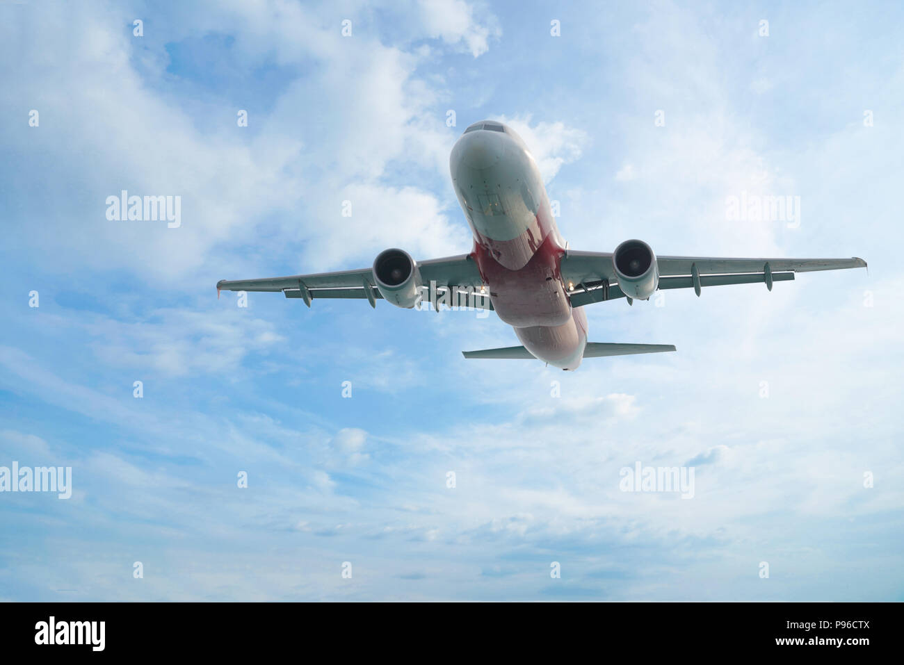 Airplane Flying Away