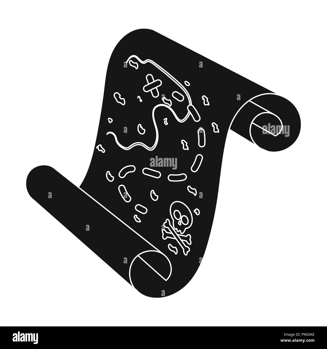 Treasure Map Symbols Clip Art