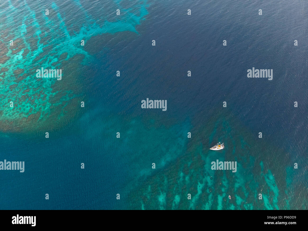 Reef coral aerial caribbean hi-res stock photography and images - Alamy