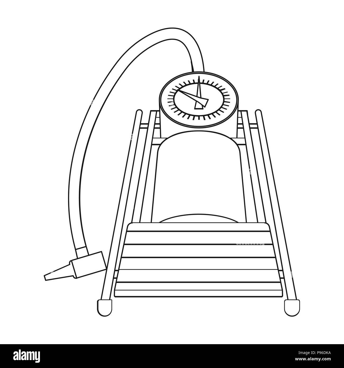 Foot pump Black and White Stock Photos & Images - Alamy