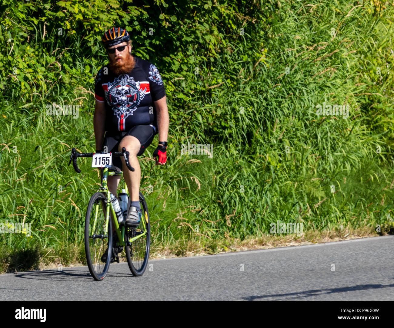 Sumner Washington, USA - July 14th, 2018: Seattle to Portland Bicycle ...