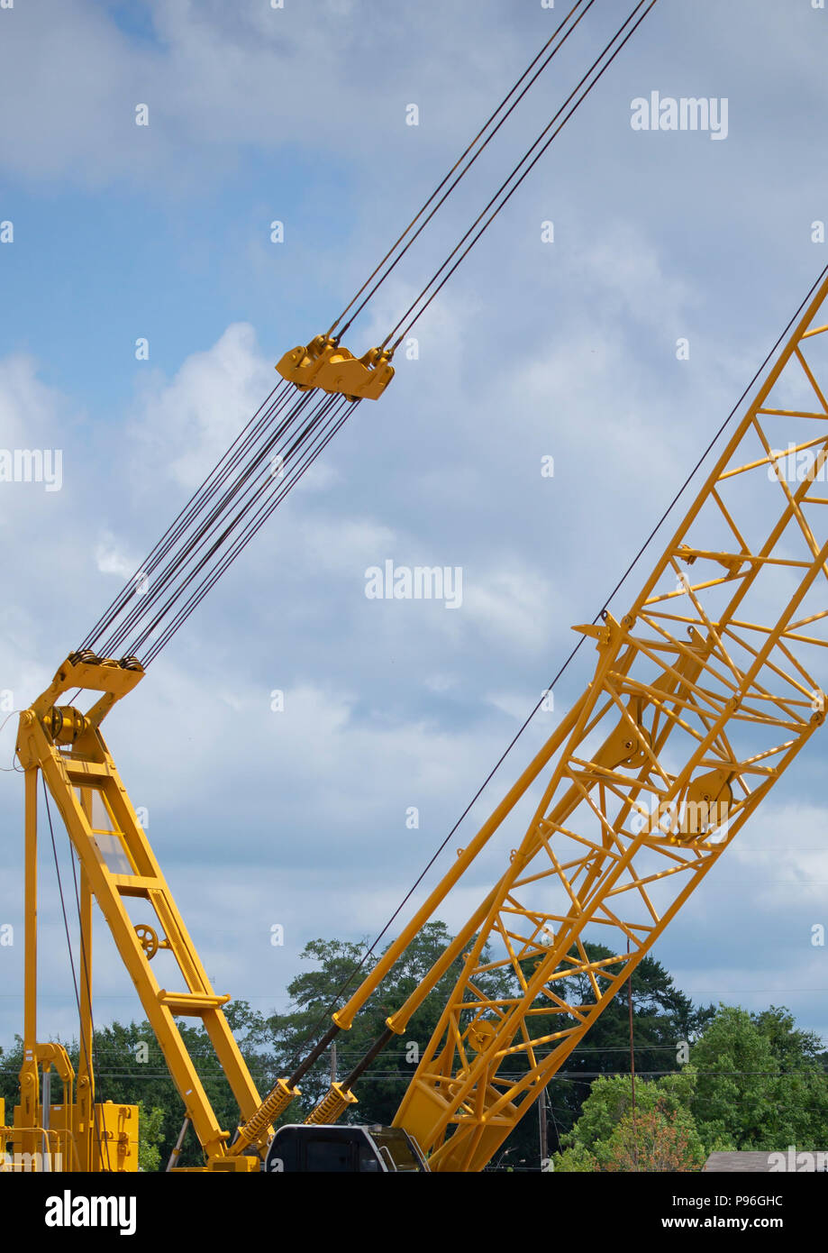 Construction yellow crawler crane hi-res stock photography and images ...